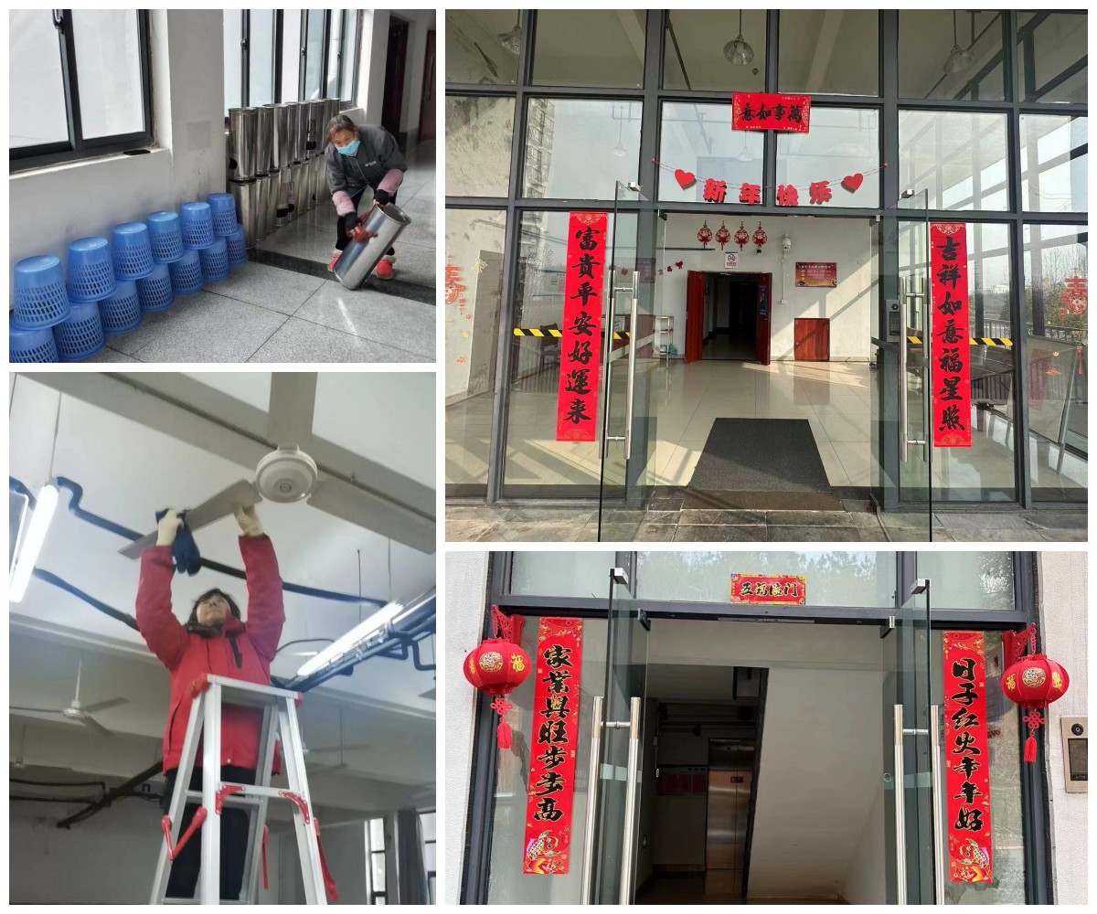 寒假后勤不打烊 服务保障显真情